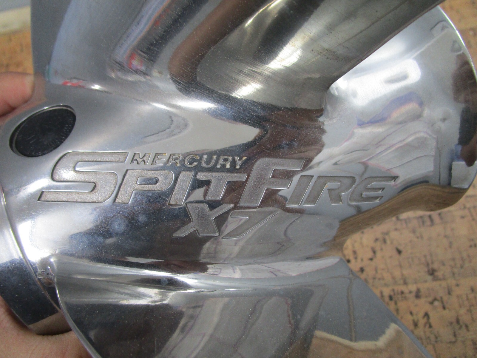Mercury Spitfire X7 SS Stainless Steel 19p Pitch Prop Propeller 48 ...