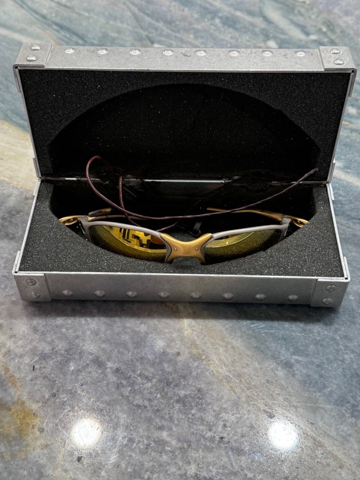 Oakley X-METAL XX Juliet 24K Ilidium Gold Sunglasses serial number XG01 ...