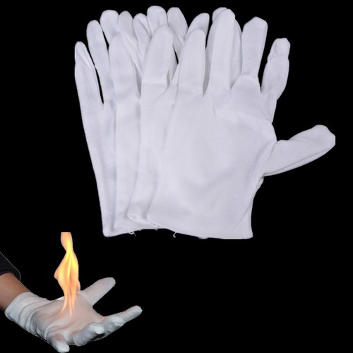 2 Pair Magic Fire Gloves Bring Fire from Glove Palm Magic Props Magic ...