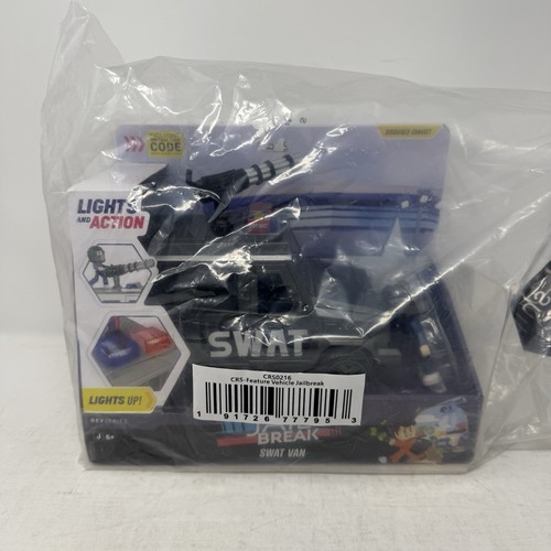 Roblox Jailbreak SWAT Van & Action Figure Set with Exclusive Virtual ...