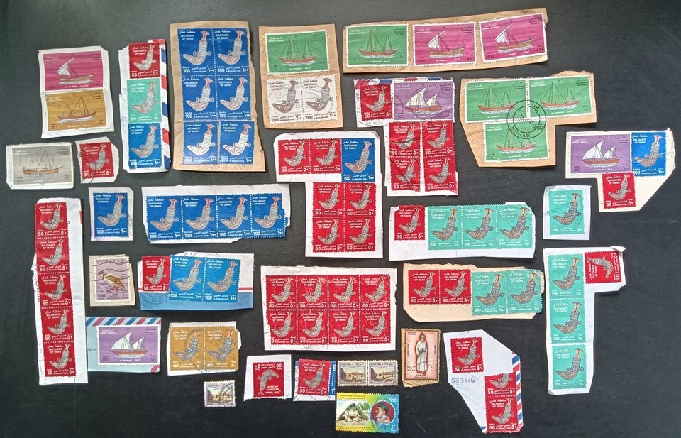 Oman on paper accumulation (200+ stamps) | eBay