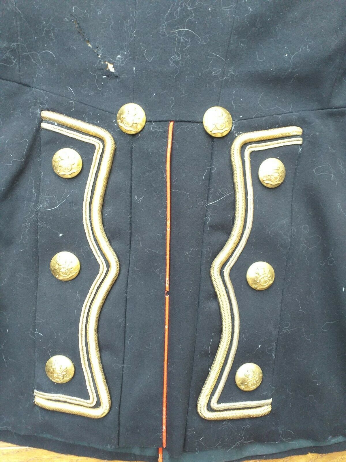 Victorian/Edwardian British Army Royal Artillery officer uniform tunic ...