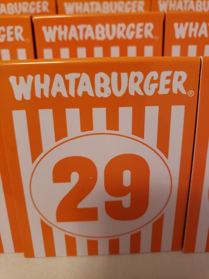 Individual WHATABURGER Restaurant Table Tent Numbers - Modern Glossy | eBay