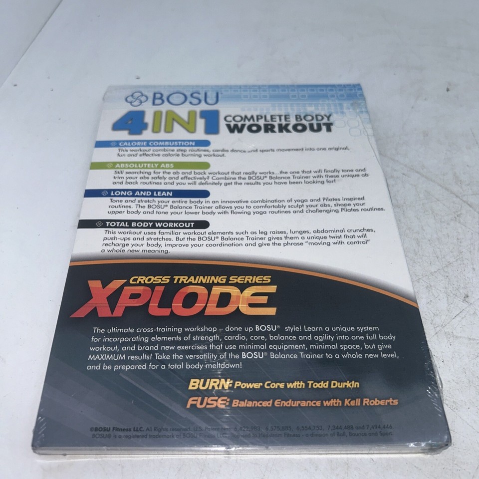 BOSU 4 in 1 Complete Body Workout 2 DVD Keli Roberts Chalene Johnson w ...