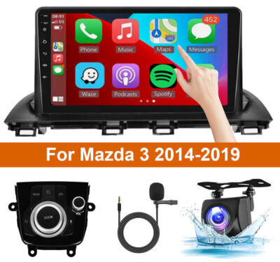 For Mazda 3 2014-2019 Car Stereo Radio Wireless Carplay 32GB Android 12 ...