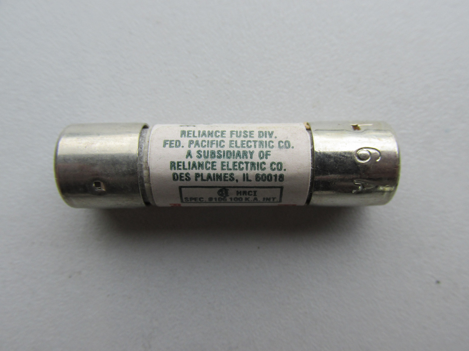 Reliance Fuse MCL6 Fast Acting 6 Amp 600V Buss KTK6 NEW!!! Free ...