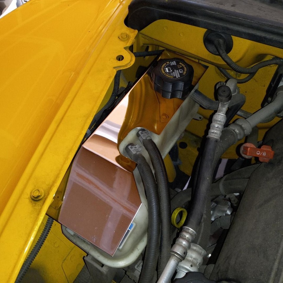 2003-2006 SSR RADIATOR TANK COVER Polished Stainless engine chrome ...