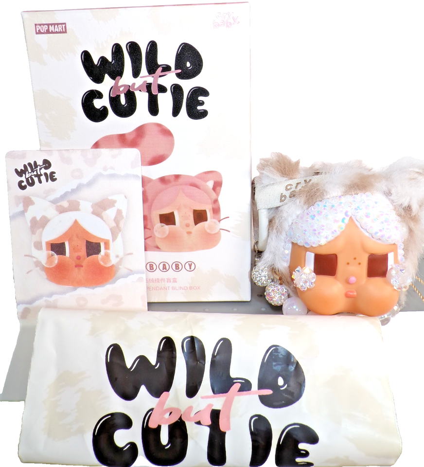 Wild but Cutie, Cry Baby Key Chain Authentic,-Bedazzled Crybaby Wild ...