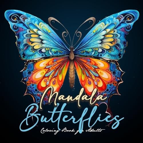 Monsoon Publish Mandala Butterflies Coloring Book for Ad (Paperback ...
