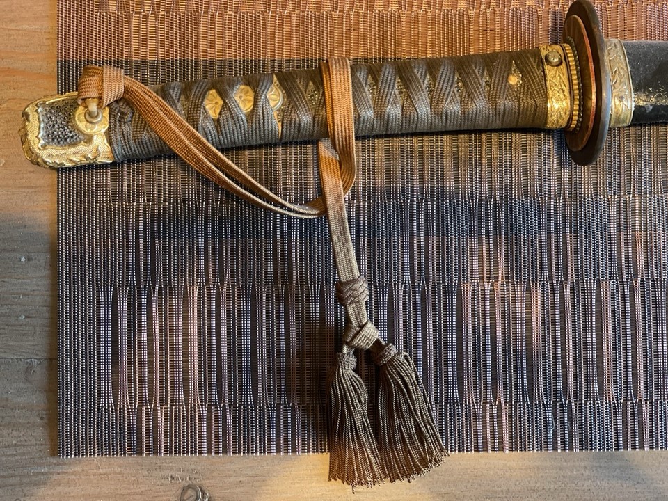 Authentic WWII Japanese Navy Officer Gunto, signed, IJN tassel | eBay
