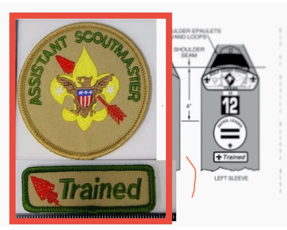 Scouts Trained, ASM OA 3” Patches. Both BSA, Trained And ASM Order of ...