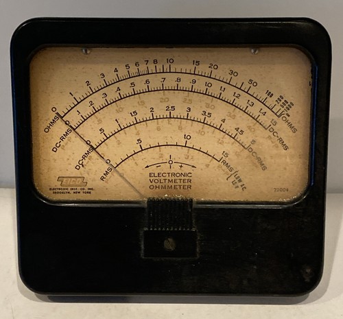 Eico Electronic Voltmeter Ohmmeter Panel Meter Model 72004 USA Vintage ...