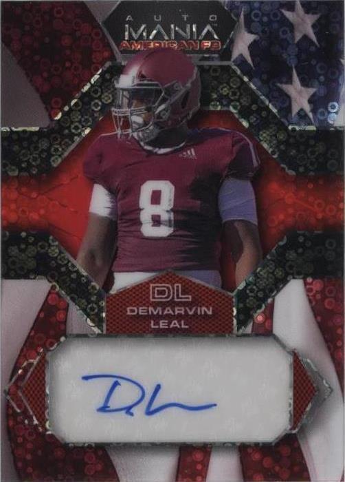 2022 Wild Card Auto Mania American Football - Hex DeMarvin Leal #AMA ...