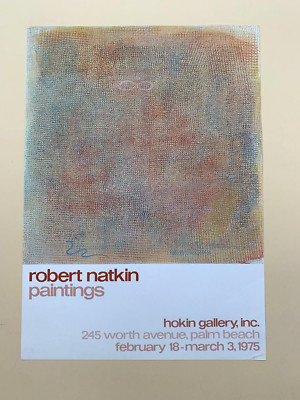 Robert Natkin Hokin Gallery 1975 Original Poster | eBay