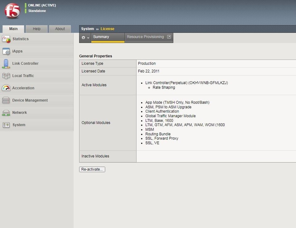 F5-BIG-LC-1600 Link Controller / Multi WAN router w/ license like ...
