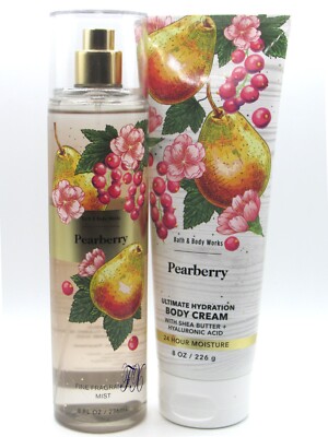 BATH & BODY WORKS PEARBERRY FRAGRANCE MIST & BODY CREAM SET | eBay
