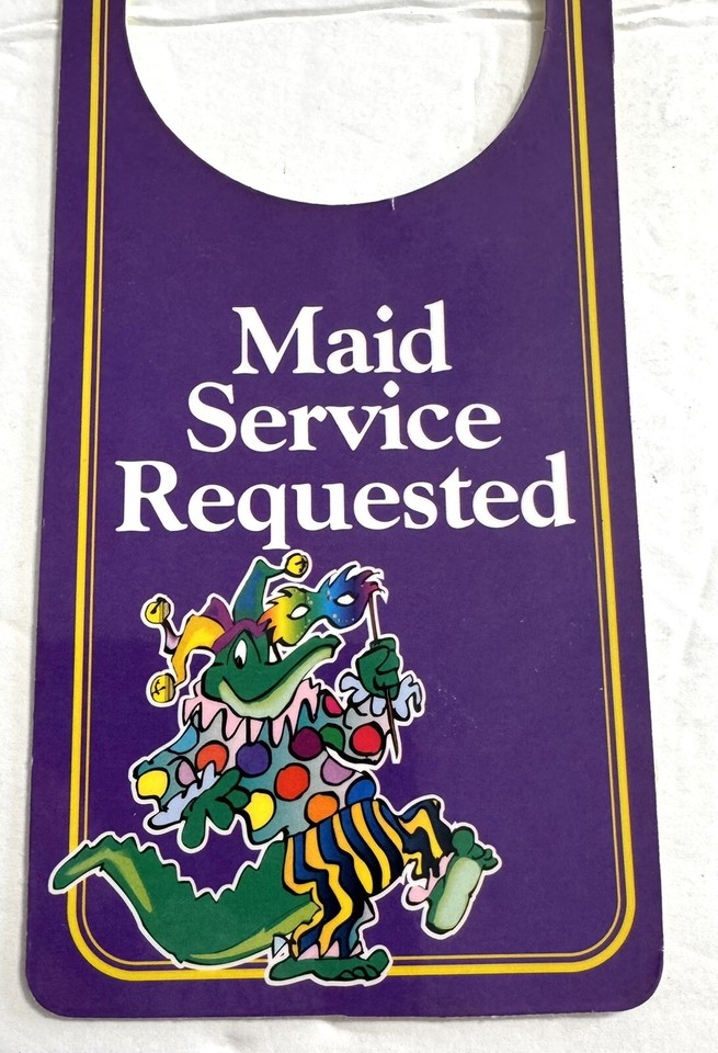 Showboat The Mardi Gras Hotel And Casino Purple/Yellow Door Hanger ...