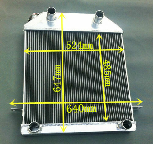 3 Row Aluminum Radiator for Ford Model-A GM Chevy V8 Engine 1928 1929 ...