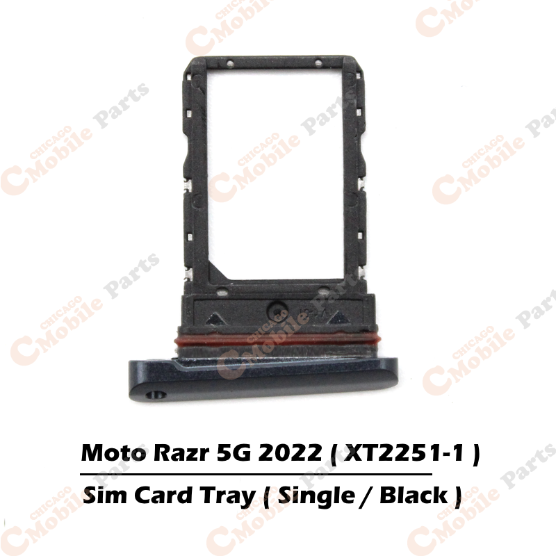 Moto Razr 5G 2022 Single Sim Card Tray ( XT2251-1 ) - Black | eBay