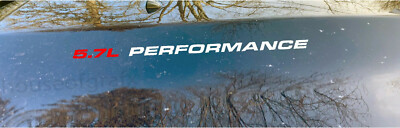 ⚠️Pair of 5.7L PERFORMANCE hood Decals Chevy Chevrolet LS1 LT1 Camaro ...