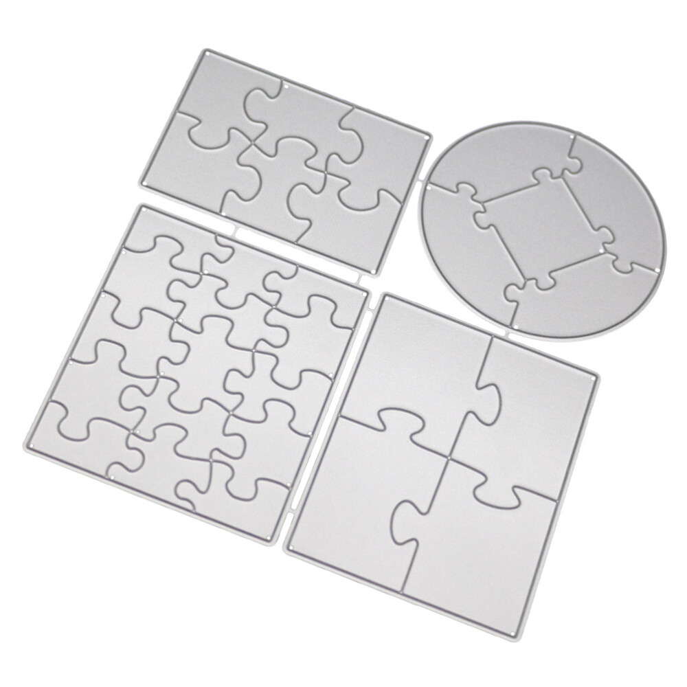 Puzzle Die Cuts Embossing cutting dies Puzzle Embossing Stencils ...