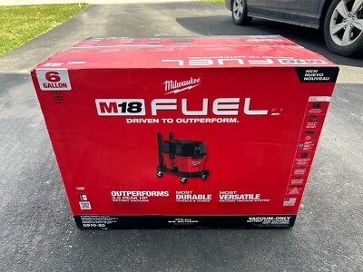 BRAND NEW Milwaukee 0910-20 M18 18 Volt FUEL 6 Gallon Wet/Dry Vacuum ...