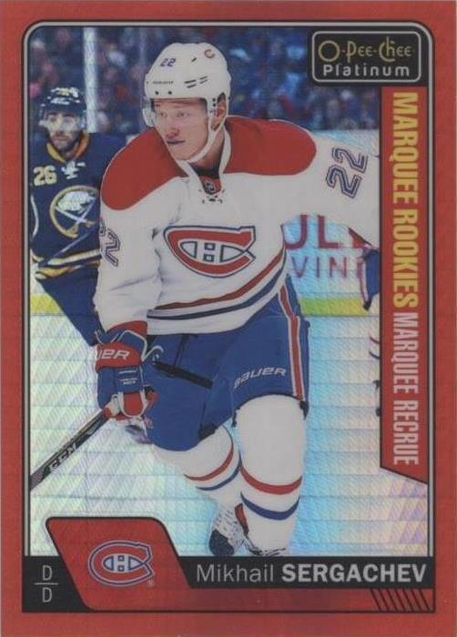 2016-17 O-Pee-Chee Platinum - Marquee Rookies Mikhail Sergachev #161 ...
