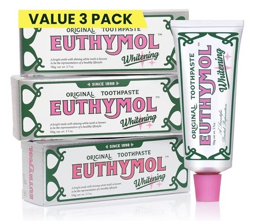 EUTHYMOL Whitening Toothpaste (3.7fl oz*3, Pack of 3) | eBay
