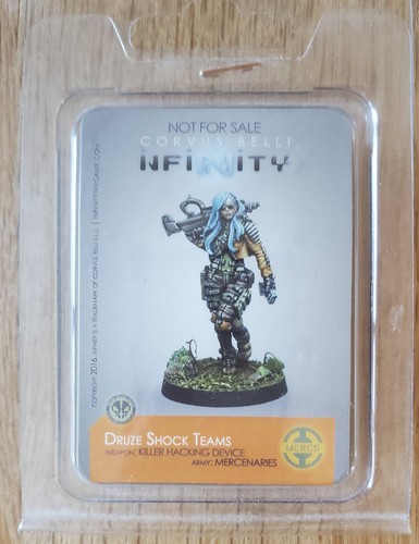 Corvus Belli Infinity Druze Shock Team w/ Killer Hacking Device 1 Mini ...