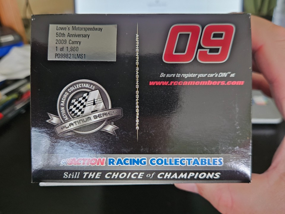 AUTOGRAPHED PACTION RACING COLLECT LOWE'S MOTOR SPEEDWAY CHARLOTTE 50 ...