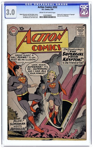 Action Comics #252 CGC 3.0 1959 1202938001 1st app. Supergirl | eBay