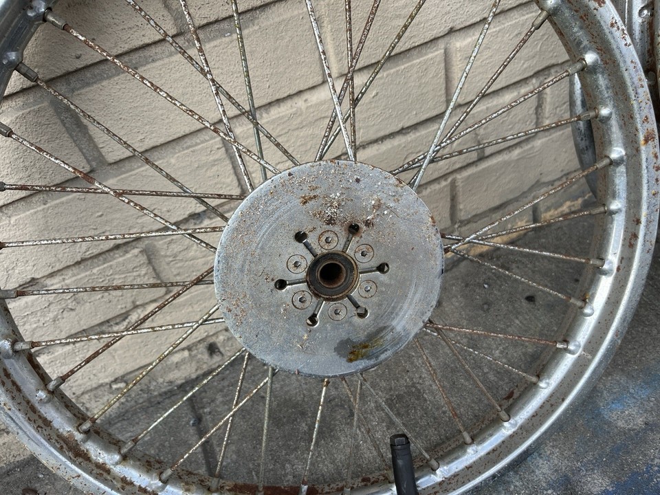 Spool Hub Mini disc Brake Chopper Stopper Hallcraft Front Wheel 19 ...