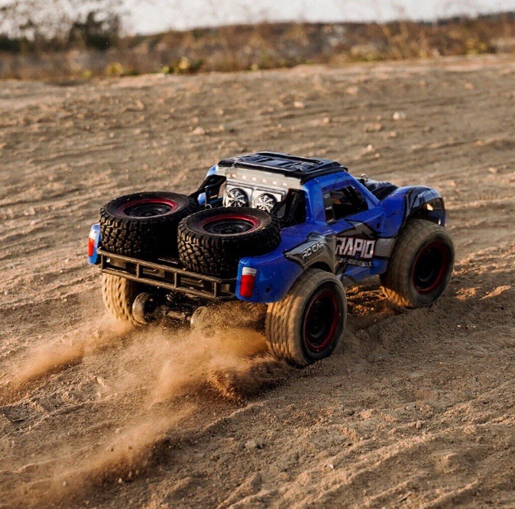 Q130 1:14 70KM/H 4WD RC Car Light Brushless Motor Remote Control Car ...