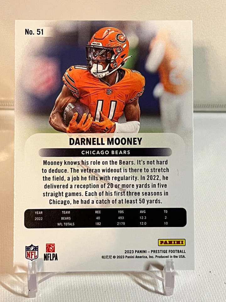 DARNELL MOONEY 2023 Panini Prestige GALAXY Xtra Points RC #51 Bears | eBay