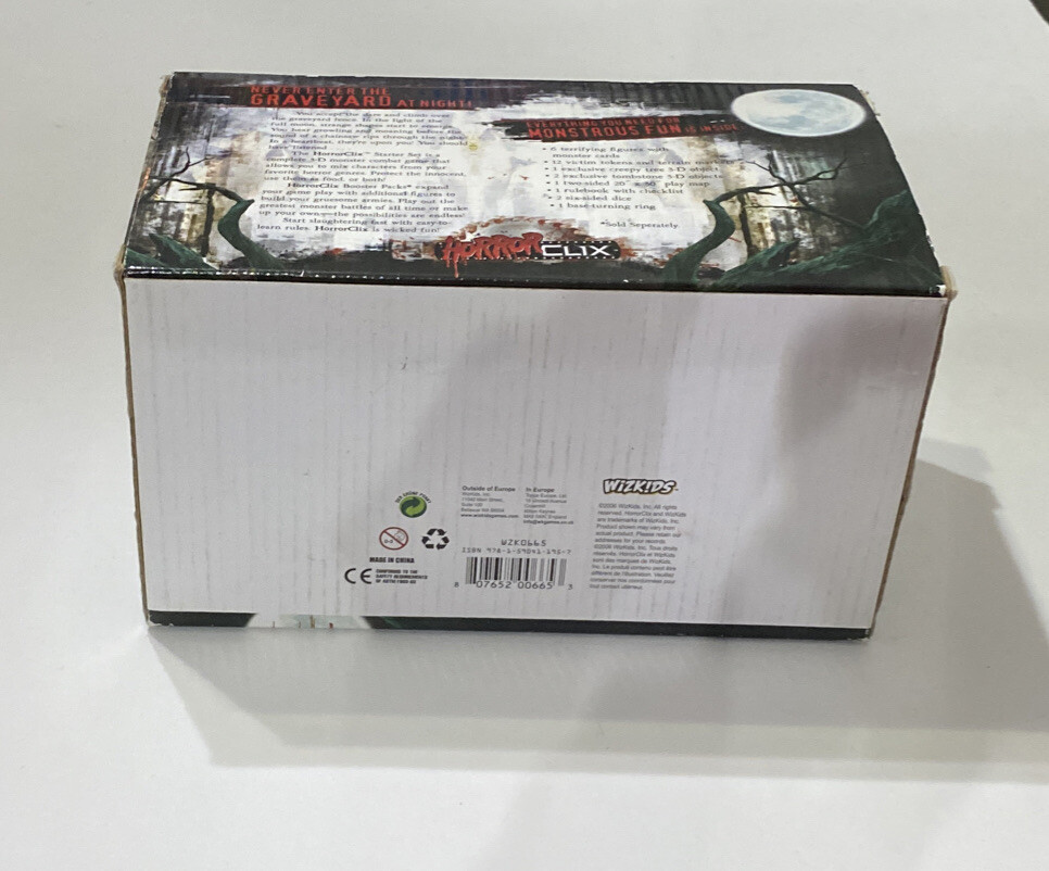 HORRORCLIX Graveyard Starter Set (WizKids 2006) 3-D Monster Game Sealed ...