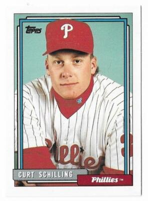 CURT SCHILLING 1992 Topps Traded Baseball card #100T Philadelphia ...