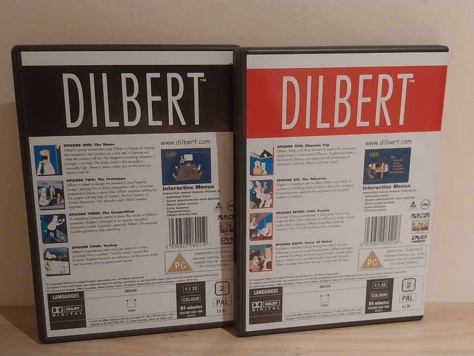 DILBERT DVD BOX SET COLUMBIA TRISTAR COMEDY ANIMATION | eBay UK