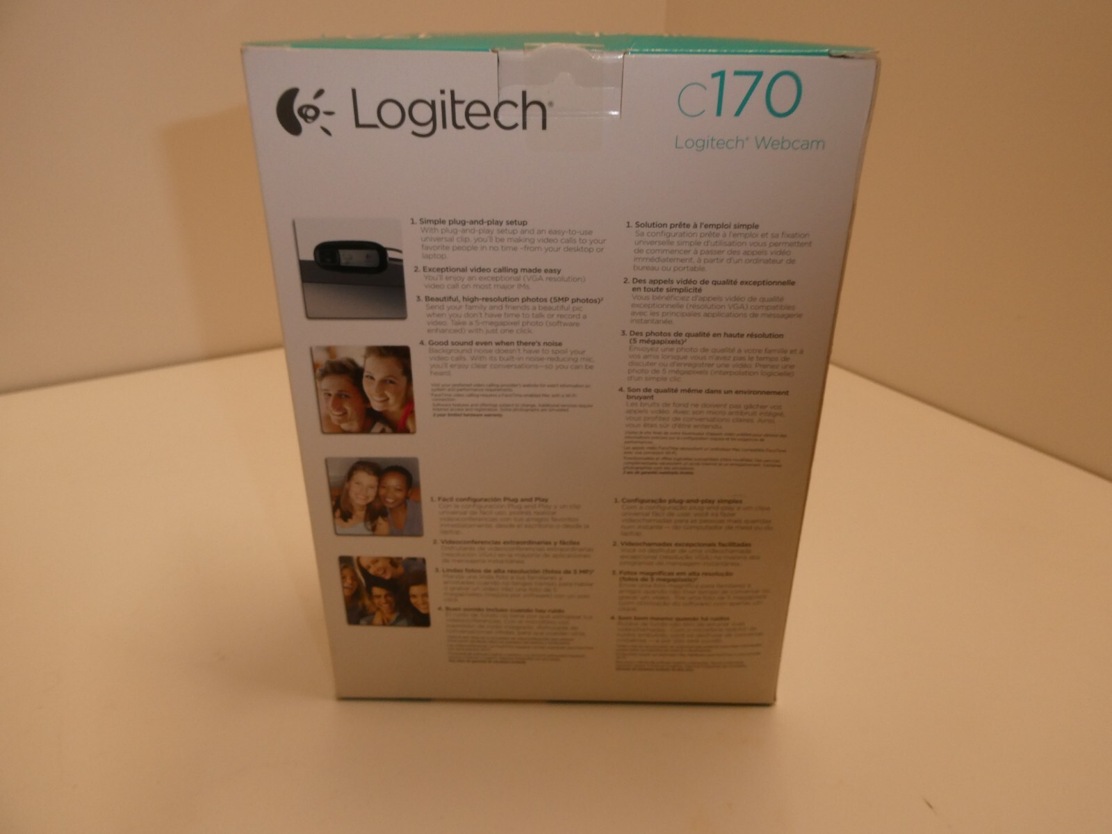 Logitech C170 Web Cam - Black for sale online | eBay