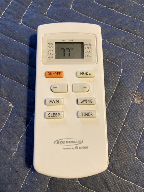 Soleus Air Conditioner Remote Control YX1FF for sale online | eBay