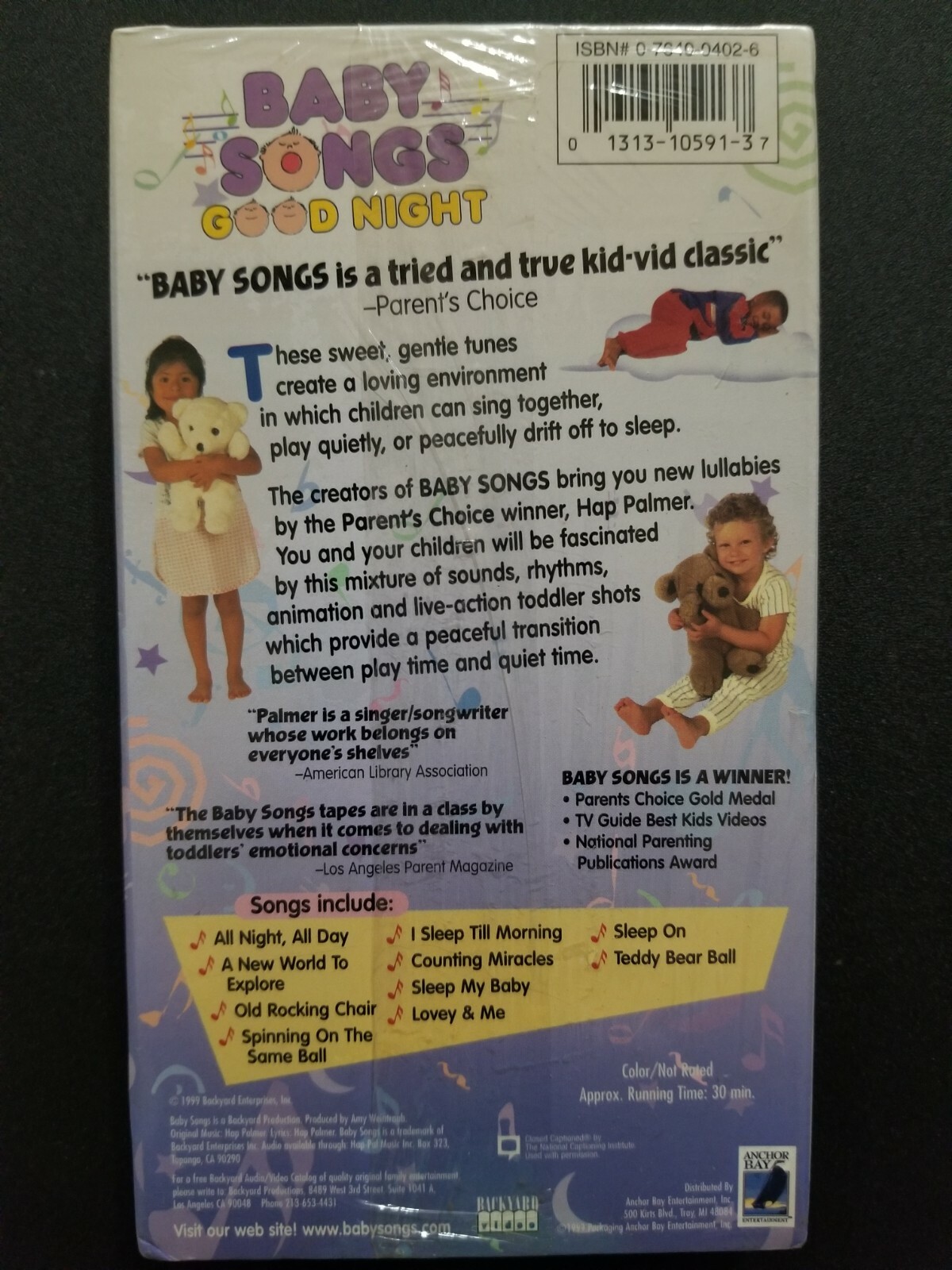 Baby Songs: Good Night (VHS, 2000, Slip Sleeve) for sale online | eBay