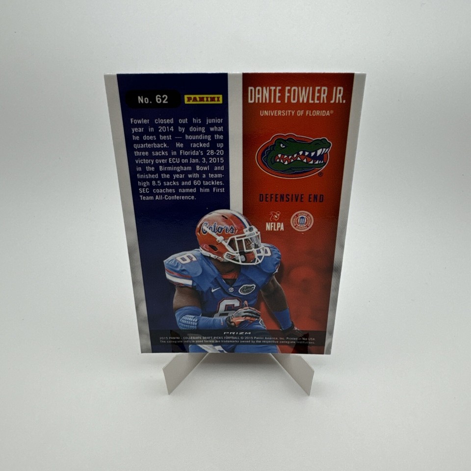 2015 Panini Prizm Collegiate Draft Picks Stained Glass Dante Fowler Jr ...