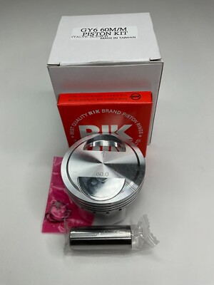 SCOOTER GY6 150cc 60mm High Compression Piston kit with 26.5/30.5 valve ...