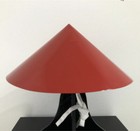 Samurai Jingasa red Japanese traditional triangle Hat iron Protector ...