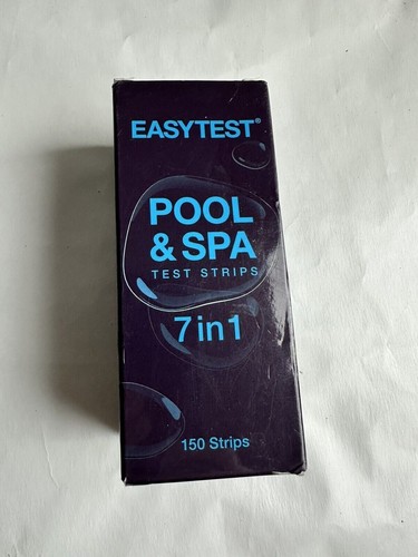 EASYTEST 7-Way Pool Test Strips 150 Strips Water Chemical Testing for ...