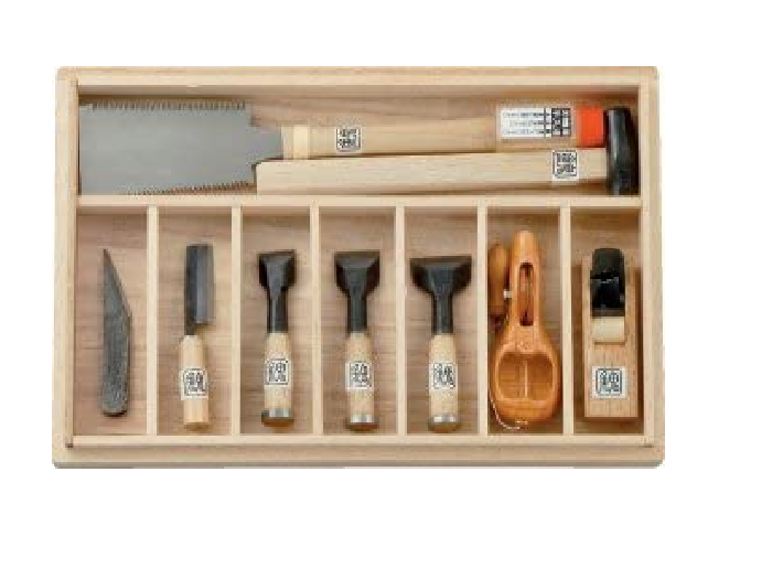 Real miniature carpentry tools kit, Mame-do-raku "Kozuchi-No-Hibiki ...