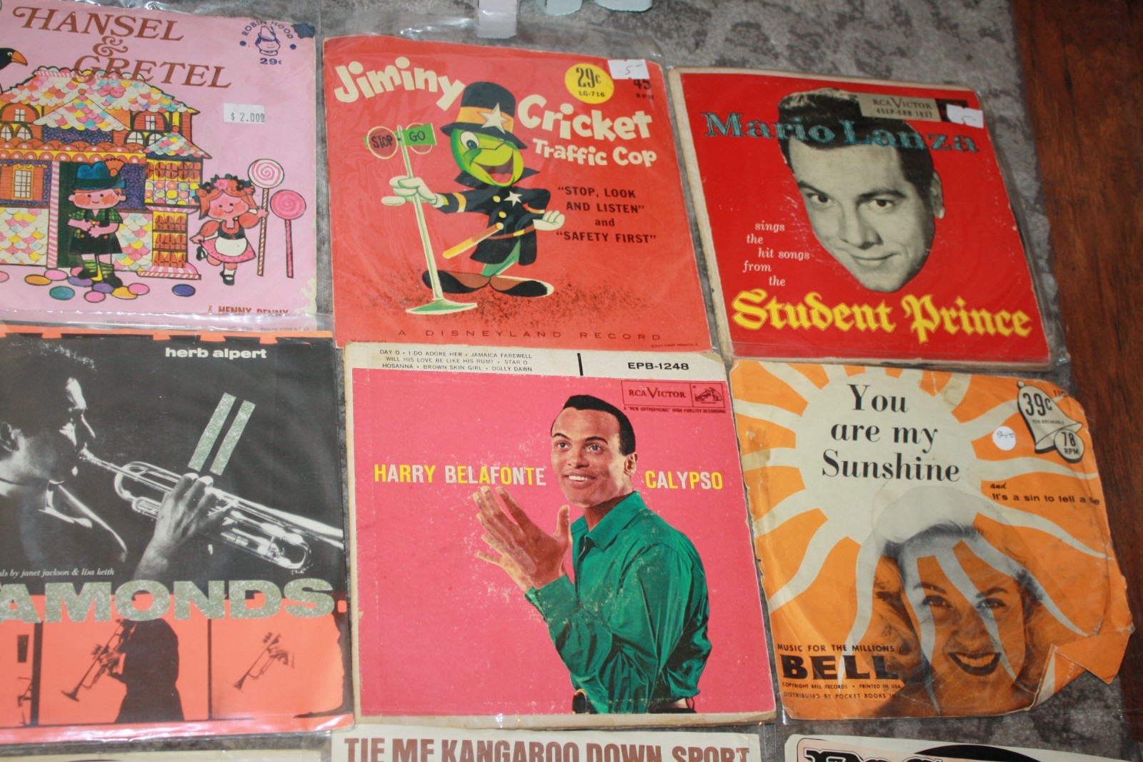 45 rpm Vinyl lot of 16 PICTURE SLEEVES POP JAZZ OLDIES INSTRUMENTAL | eBay
