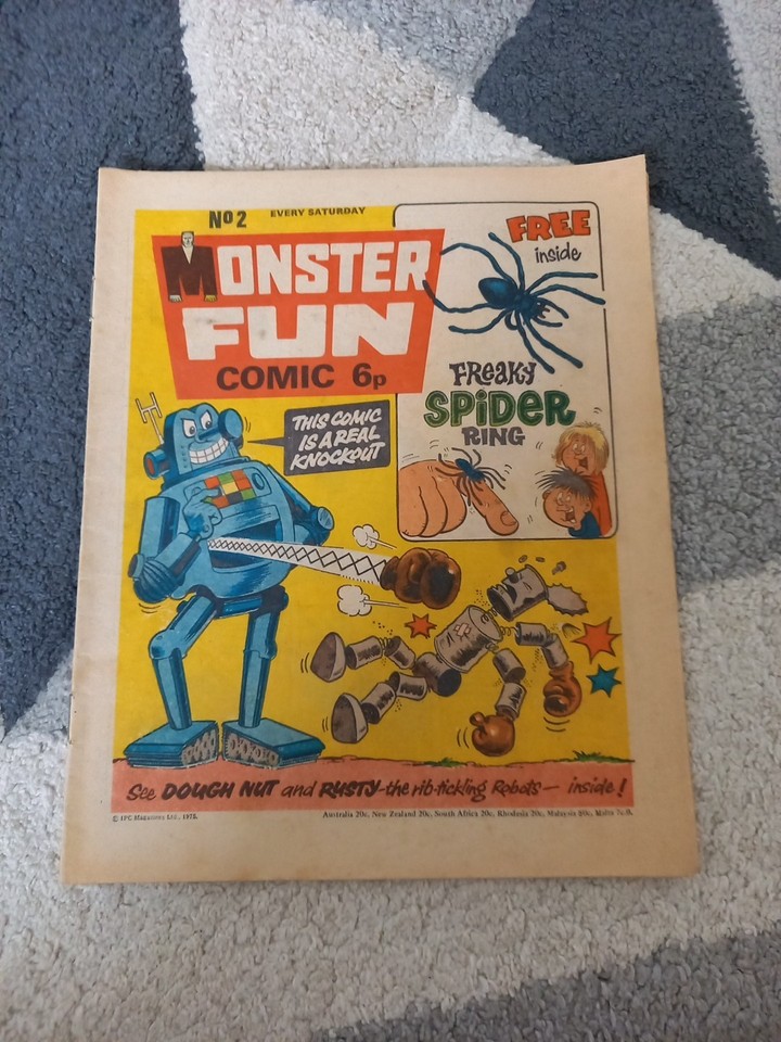 Monster Fun Comic Issue #2 1975 IPC Magazines Kid Kong - X-Ray Specs ...