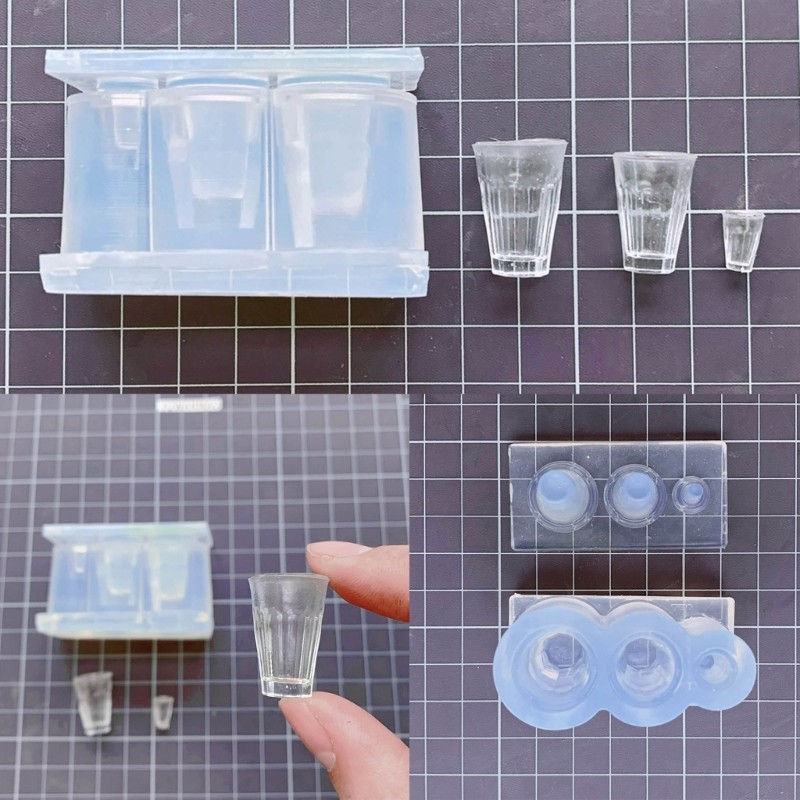 Mini Cup Silicone Molds DIY Crafting Epoxy Resin Mold Mini Dessert ...