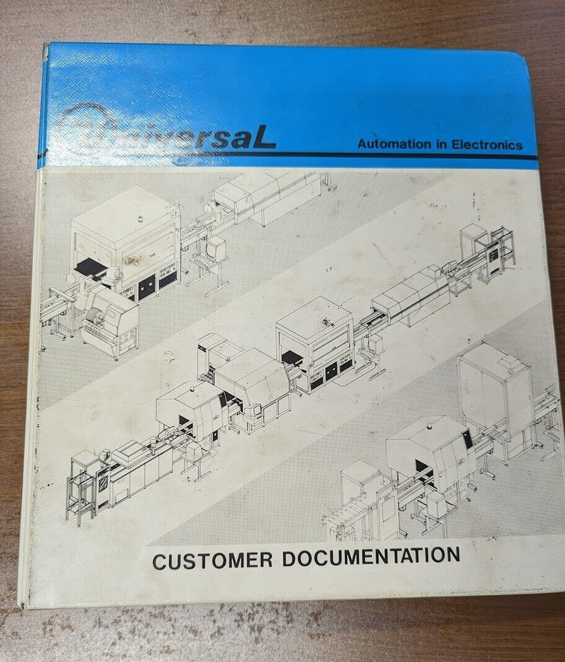 Universal Instruments VCD 6287 Manual | eBay