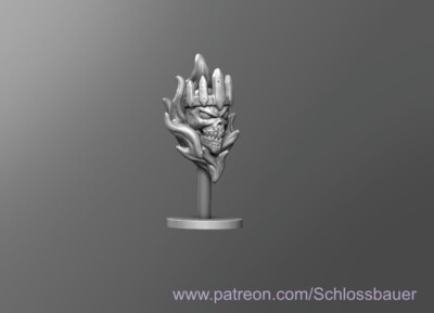 Demilich Lich Creature Monster Manual 28mm Scale DND D&D Miniature SB ...